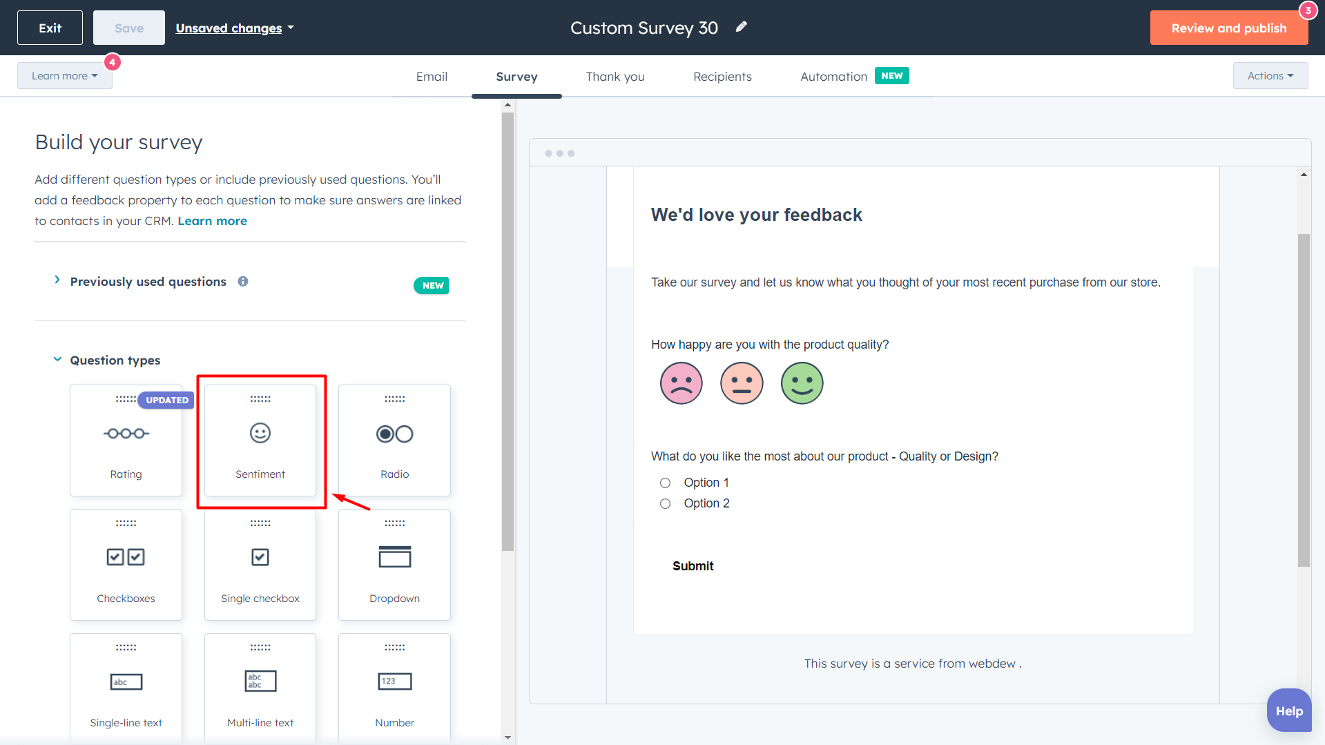 HubSpot Customer Feedback Survey Tool: Get Insights & Boost Conversion