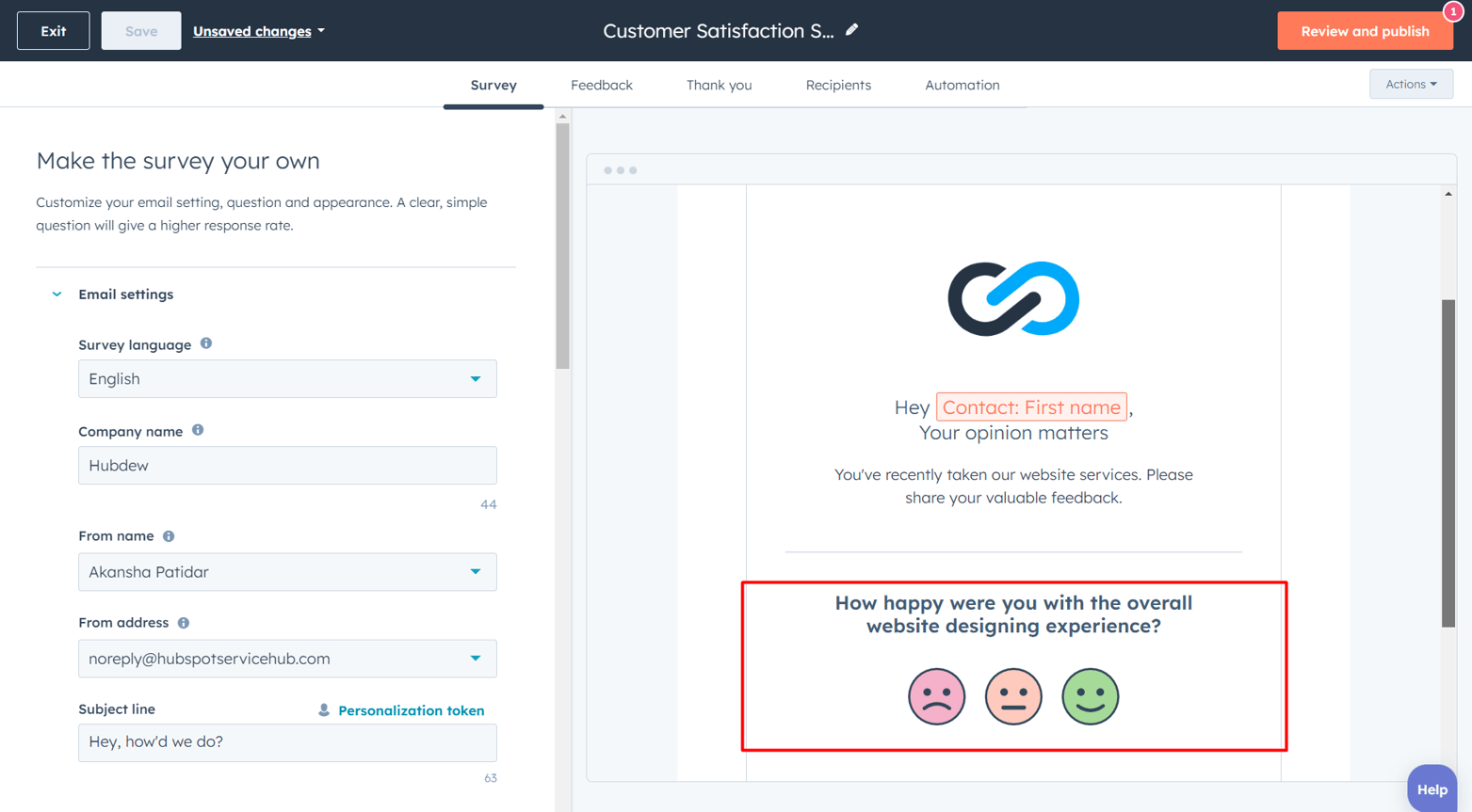 HubSpot Customer Feedback Survey Tool: Get Insights & Boost Conversion